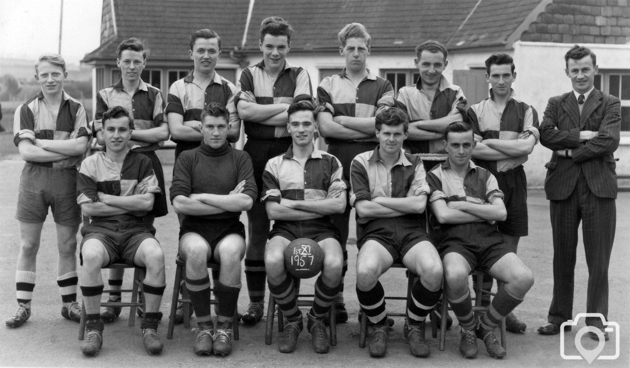Football First Team 1957 | Picture Penzance archives
